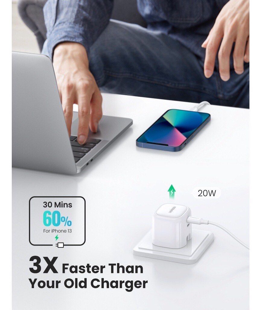 UGREEN usb-c Smart Charger 40W, Mobile Phones & Gadgets, Mobile ...