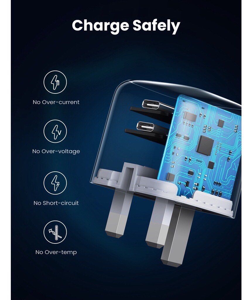 UGREEN usb-c Smart Charger 40W, Mobile Phones & Gadgets, Mobile ...