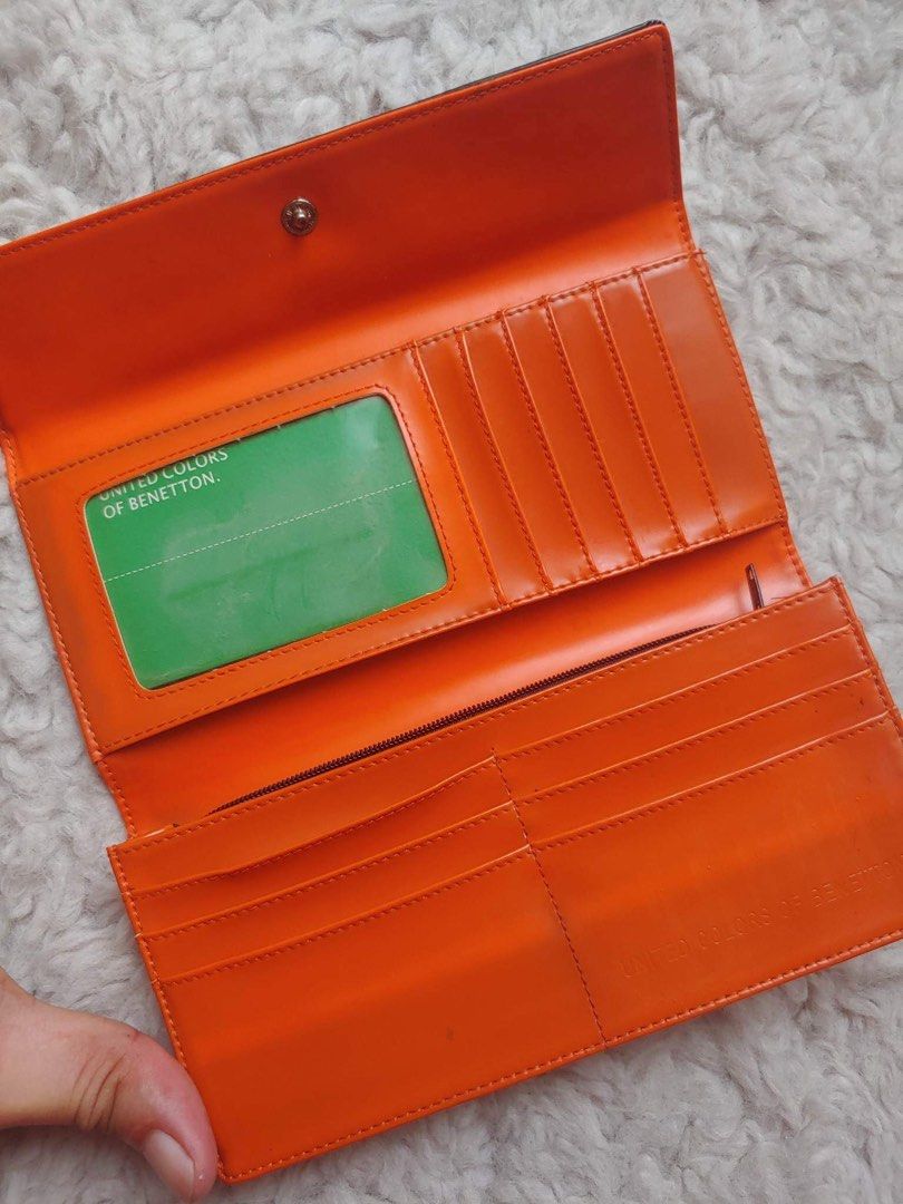 United Colors Of Benetton Long trifold wallet, Women's Fashion, Bags ...