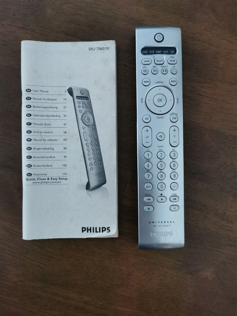 universal remote controller from philips, TV & Home Appliances, TV ...