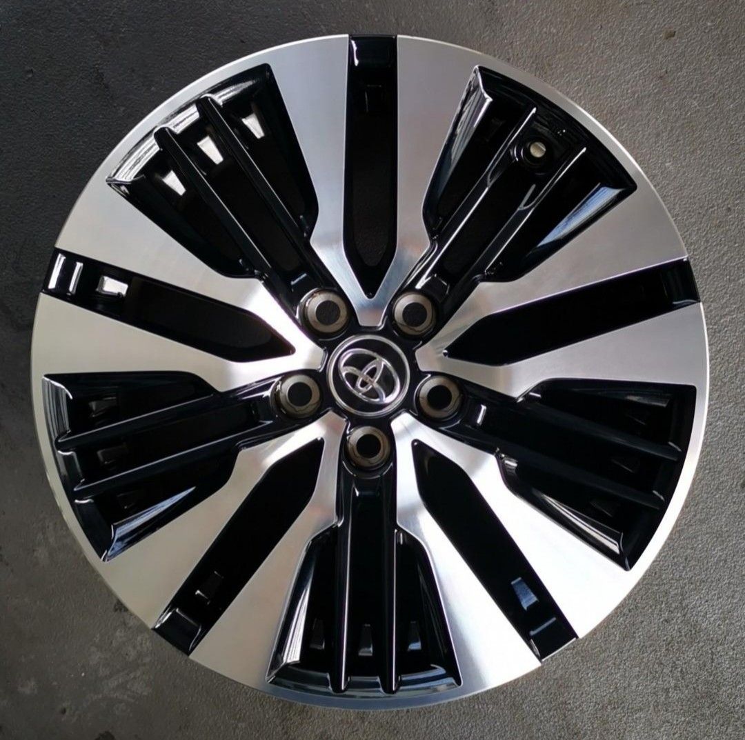 Used 18" Original Toyota Rims, Car Accessories, Tyres & Rims on Carousell