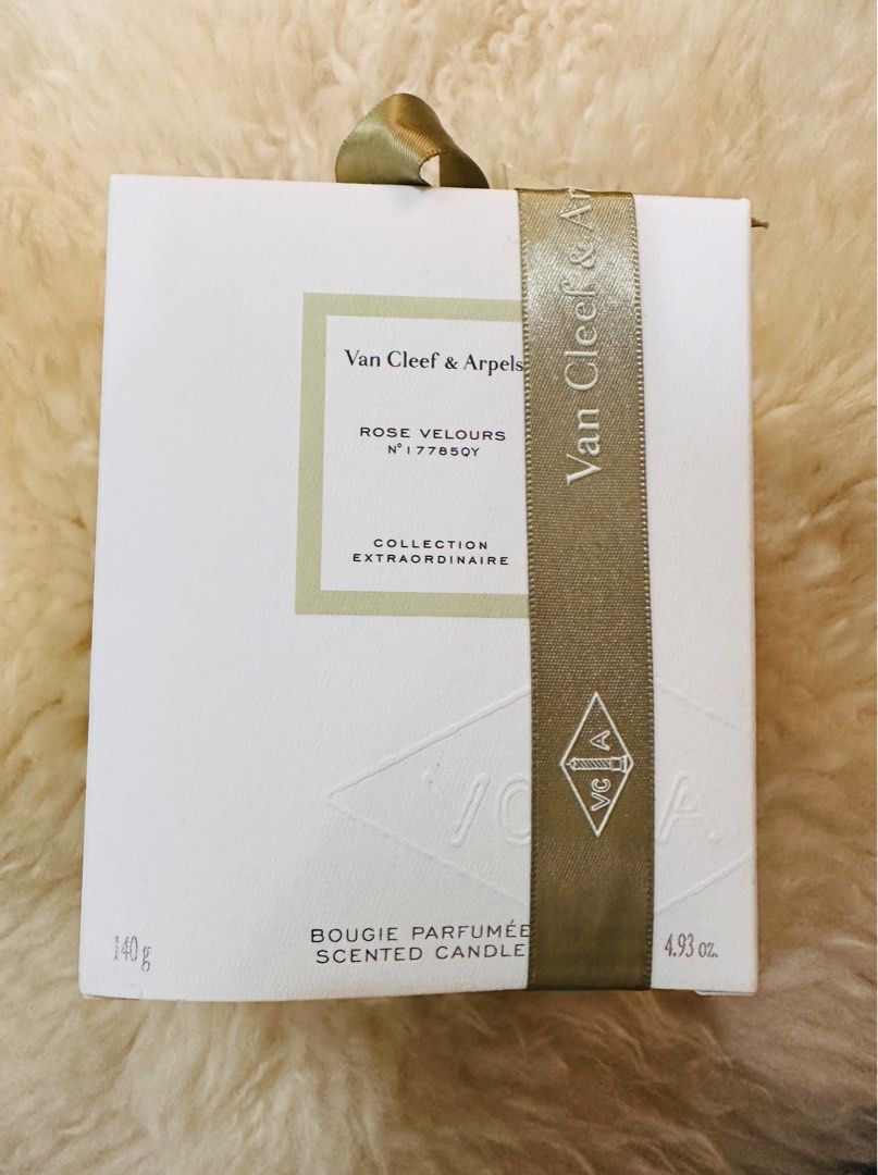 Van Cleef & Arpels candle - Rose Velours, Furniture & Home Living, Home ...
