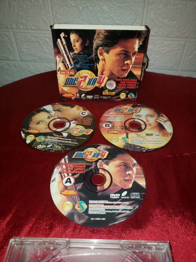VCD BOLLYWOOD MOVIE - ONE 2 KA 4 / BOLLYWOOD VCD MOVIE, Hobbies & Toys, Music & Media, CDs ...
