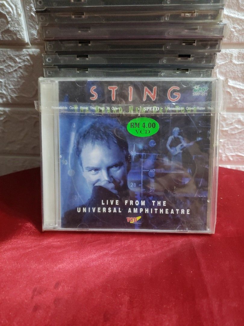 VCD CONCERT - STING _ LIVE FROM THE UNIVERSAL AMPHITHEATRE / VCD ...