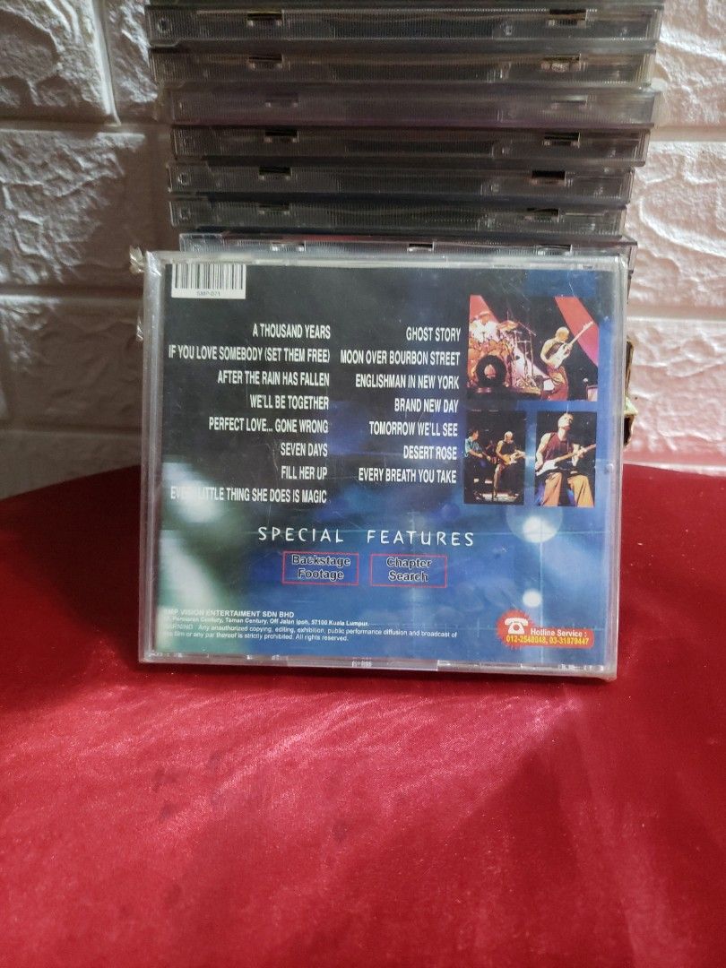 VCD CONCERT - STING _ LIVE FROM THE UNIVERSAL AMPHITHEATRE / VCD ...