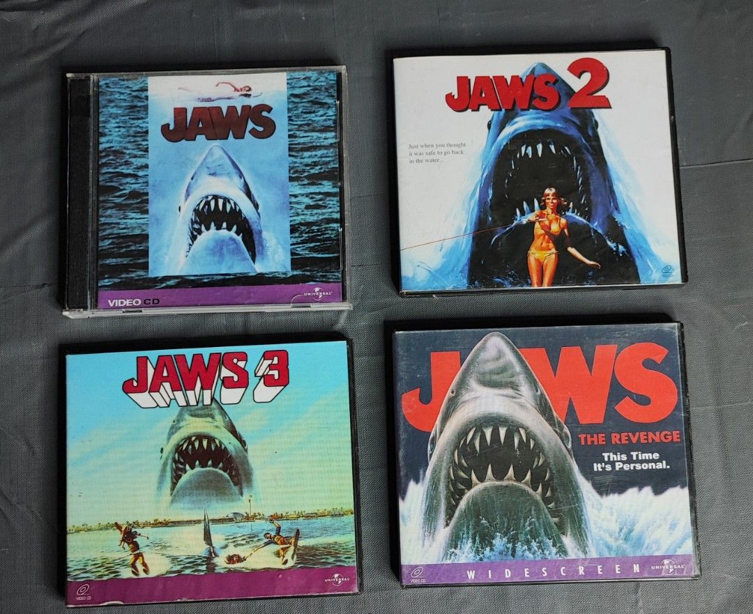 VCD Disc Jaws 1 , 2 , 3 , 4 ( Collection ), Hobbies & Toys, Music ...