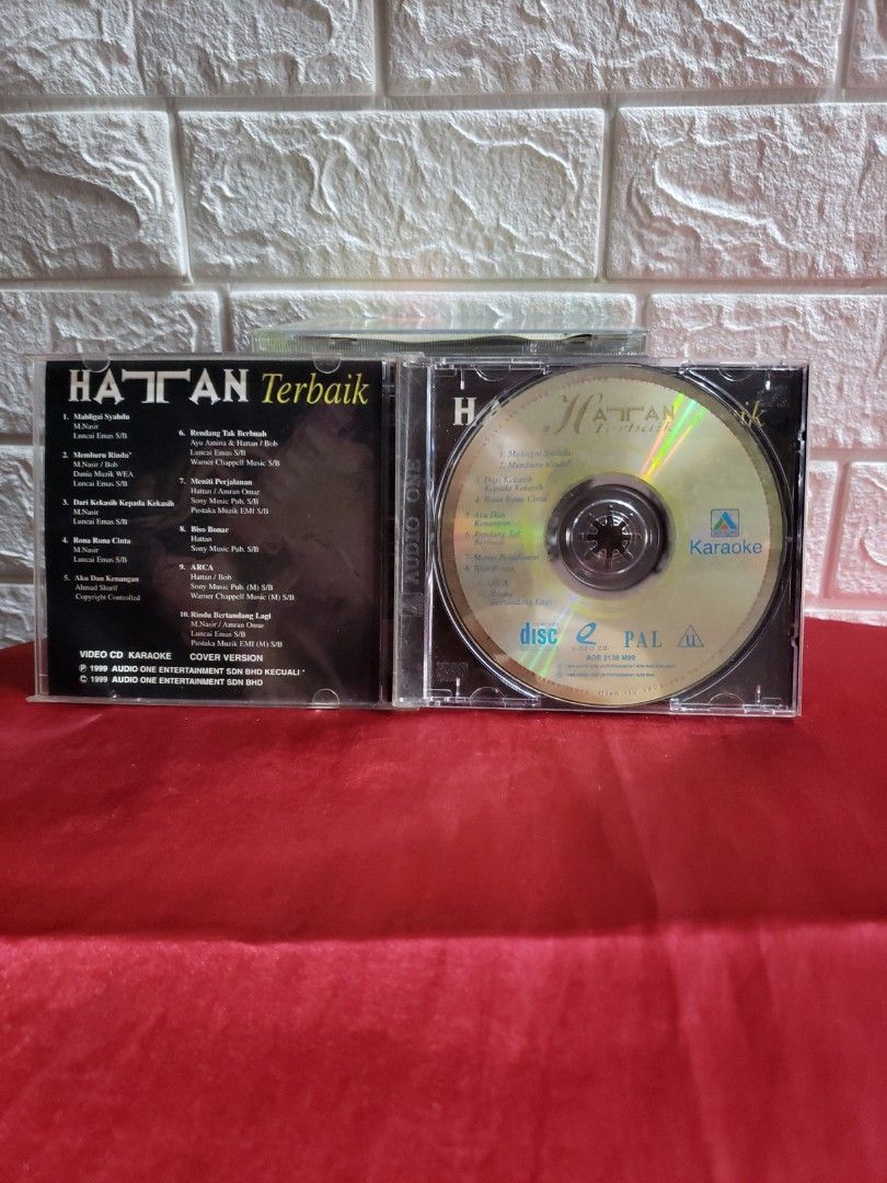 VCD KARAOKE / 1999 - HATTAN _ TERBAIK / VCD KARAOKE cover version, Hobbies & Toys, Music & Media ...