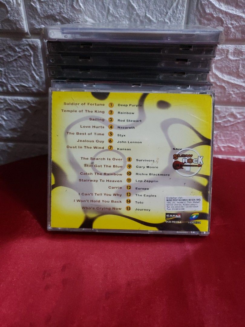 VCD KARAOKE - SLOW ROCK VOL 1 / VCD KARAOKE, Hobbies & Toys, Music & Media, CDs & DVDs on Carousell