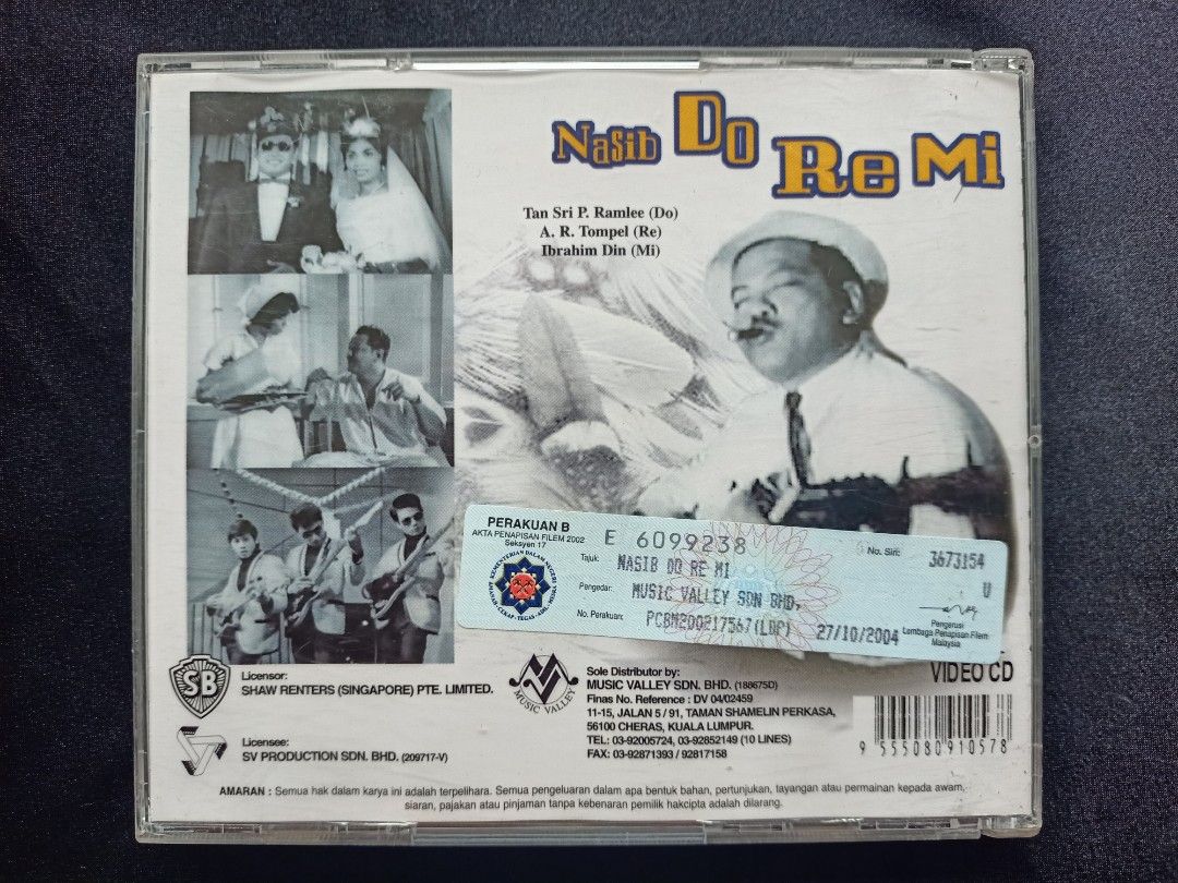 VCD Nasib Do Re Mi, Hobbies & Toys, Music & Media, CDs & DVDs on Carousell