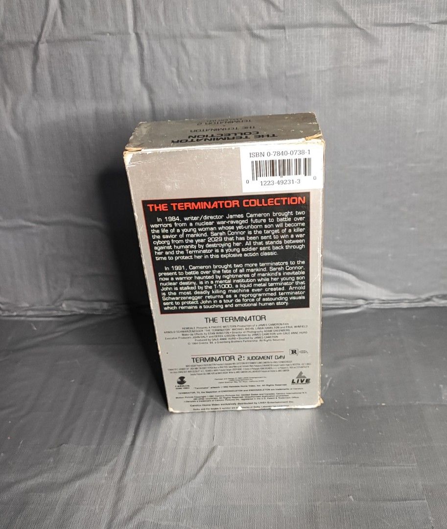 VHS Tapes The Terminator Collection / The Terminator 1 , 2, Hobbies ...
