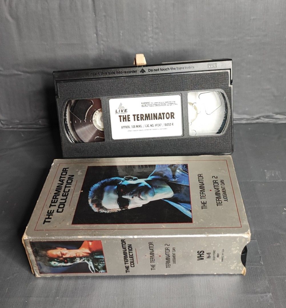 VHS Tapes The Terminator Collection / The Terminator 1 , 2, Hobbies ...