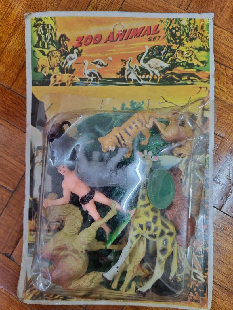 Vintage 1980s Tarzan Animals set Made in Hong Kong Rare, Hobbies & Toys ...