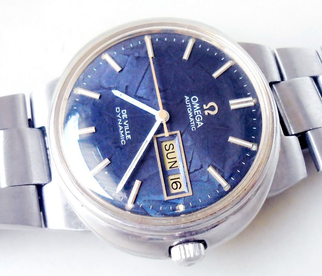 Vintage OMEGA De Ville DYNAMIC Automatic Watch - Linen Patina Dial ...