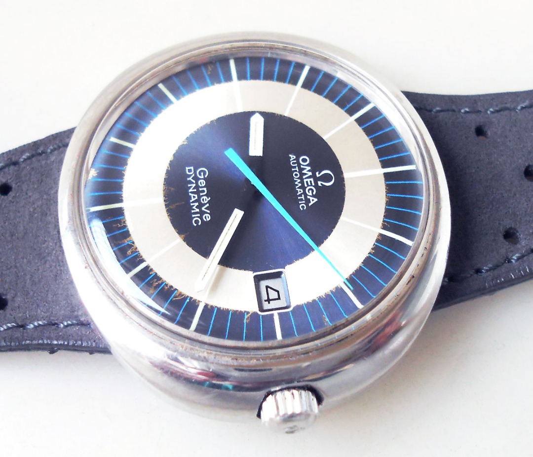 Vintage OMEGA GENEVE DYNAMIC Automatic Watch - Caliber 752 Patina Dial ...