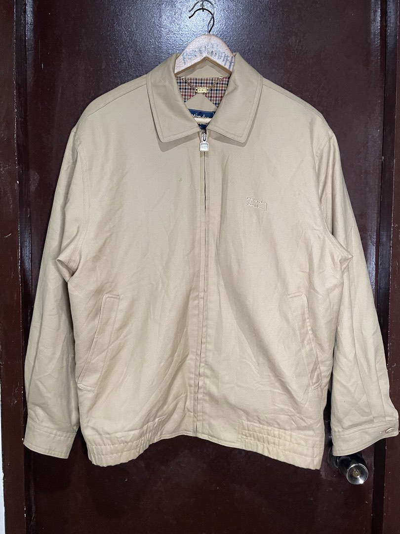 Vintage Windy Club Khaki Brown Harrington Jacket, Men's Fashion, Coats ...