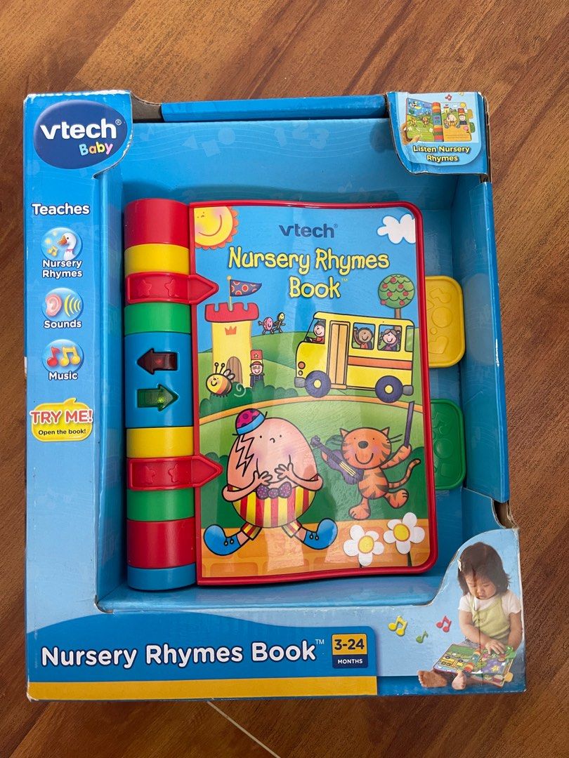 VTech - Nursery Rhymes Book, Babies & Kids, Infant Playtime on Carousell