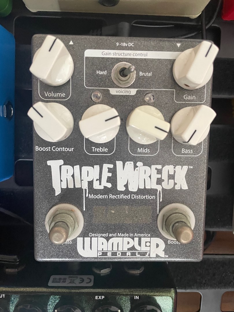 Wampler Triple Wreck Distortion Pedal, Hobbies & Toys, Music & Media ...