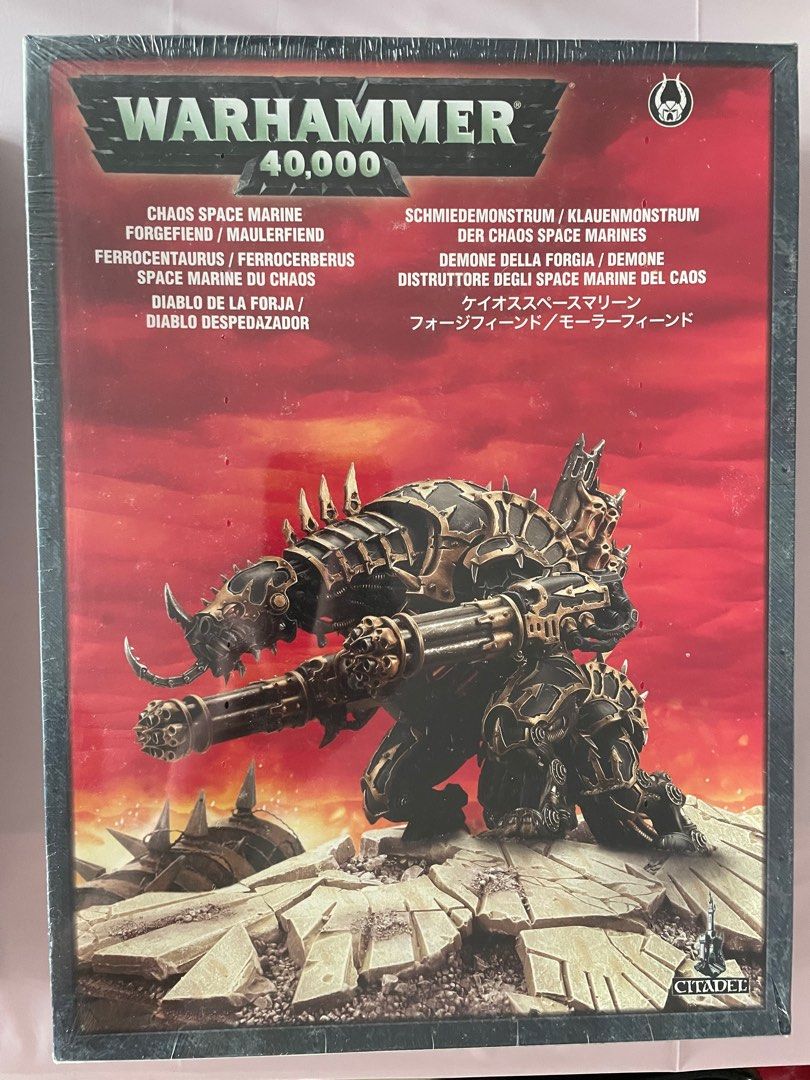 Warhammer 40K Chaos World Eaters Forgefiend/Maulerfiend, Hobbies & Toys ...