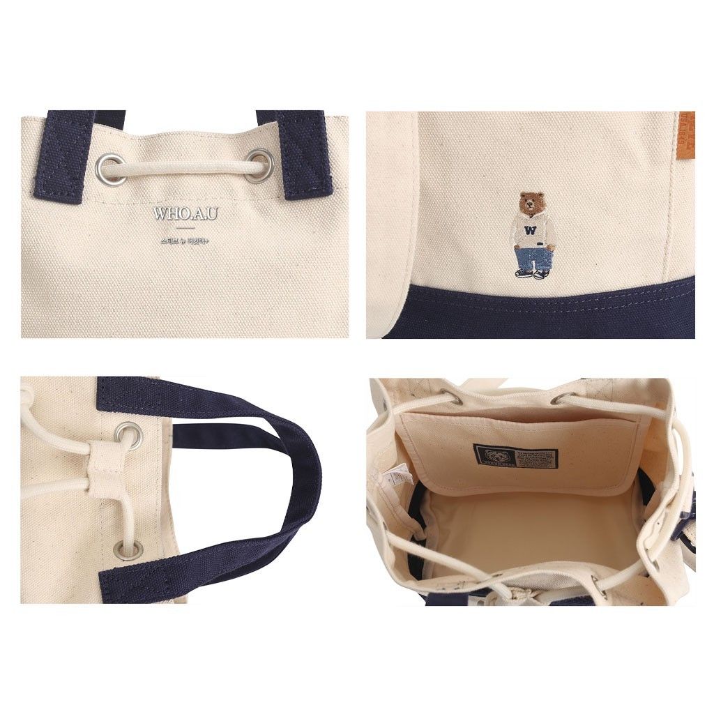 WHO.A.U ivory bucket bag, Women's Fashion, Bags & Wallets, Cross-body ...