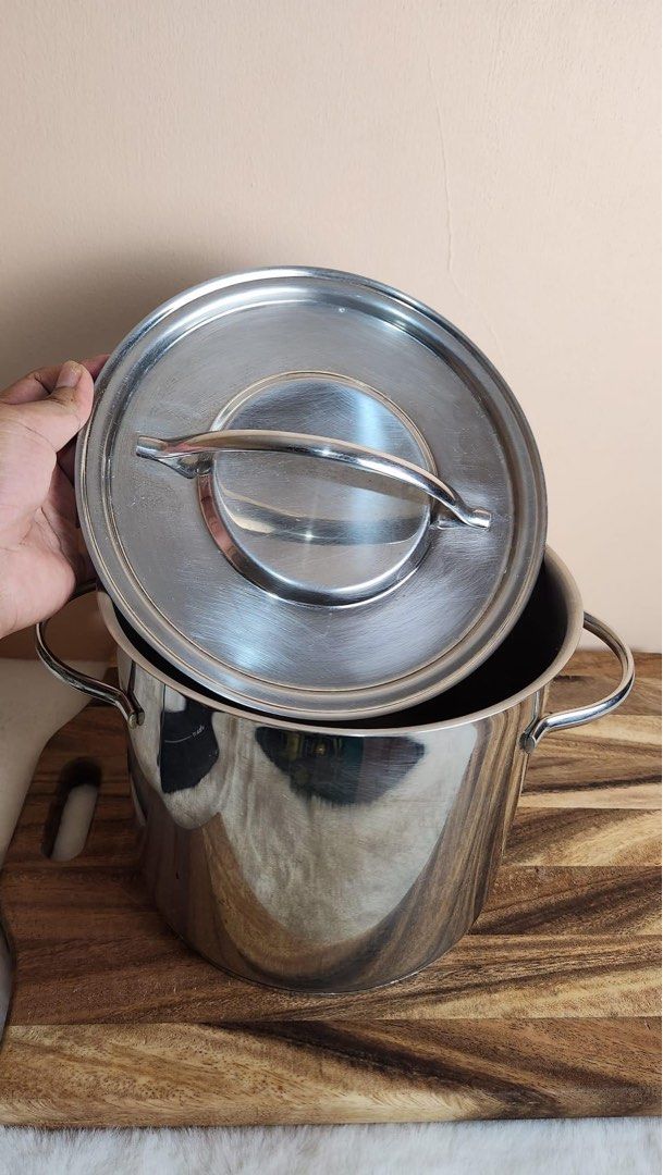 WMF Transtherm Chromargan Stainless Steel Stockpot, Furniture & Home ...
