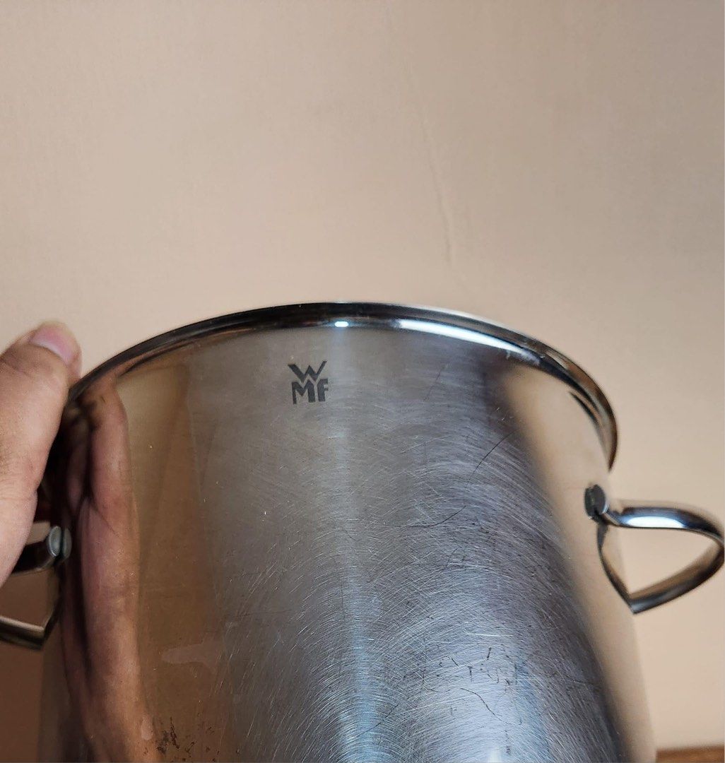 WMF Transtherm Chromargan Stainless Steel Stockpot, Furniture & Home ...