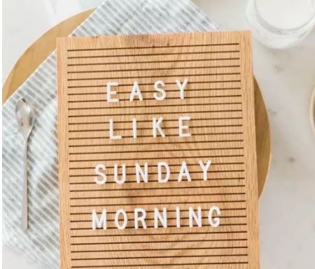 Wooden Message Letter Board (Oak Wood), Furniture & Home Living, Home ...