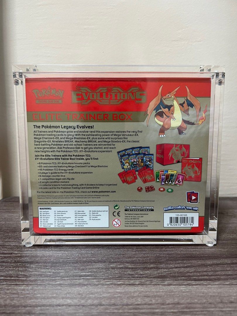 XY Evolutions Charizard & Blastoise Elite Trainer Box - Pokémon TCG ETB ...