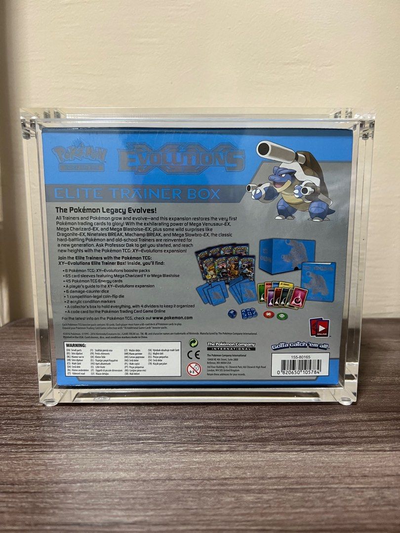 XY Evolutions Charizard & Blastoise Elite Trainer Box - Pokémon TCG ETB ...