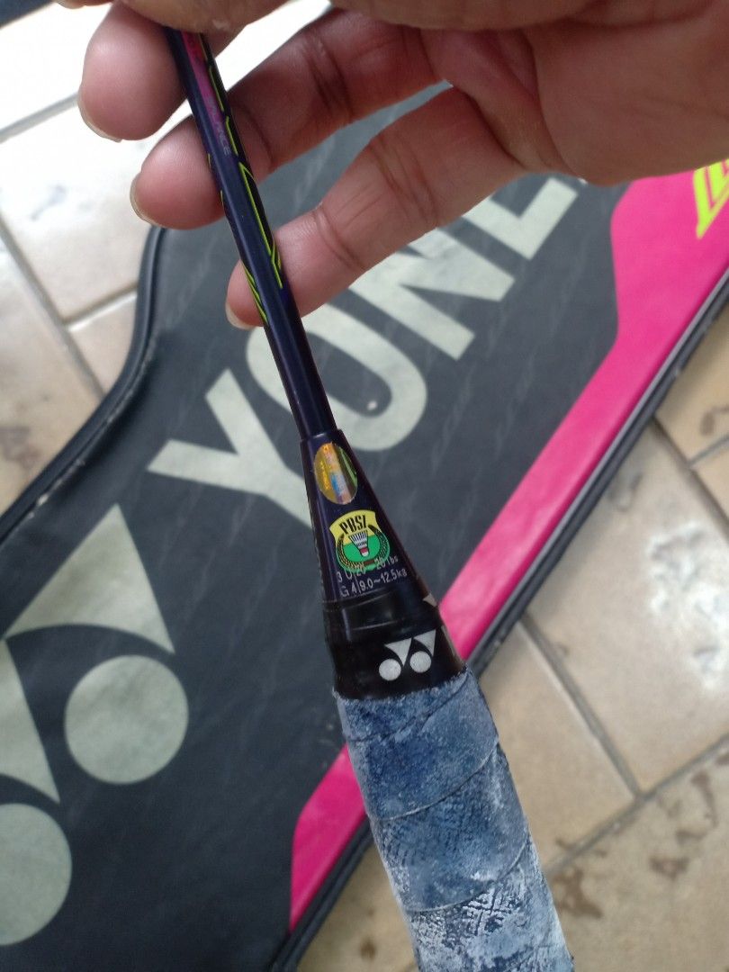 Yonex Voltric ZZ force II Lee Chong Wei badminton racket, Sports Equipment, Sports & Games ...