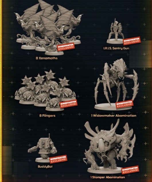 Zombicide: Invader Survivors & Xenos (miniatures and cards), Hobbies ...