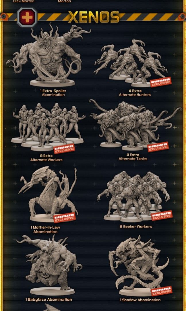 Zombicide: Invader Survivors & Xenos (miniatures and cards), Hobbies ...