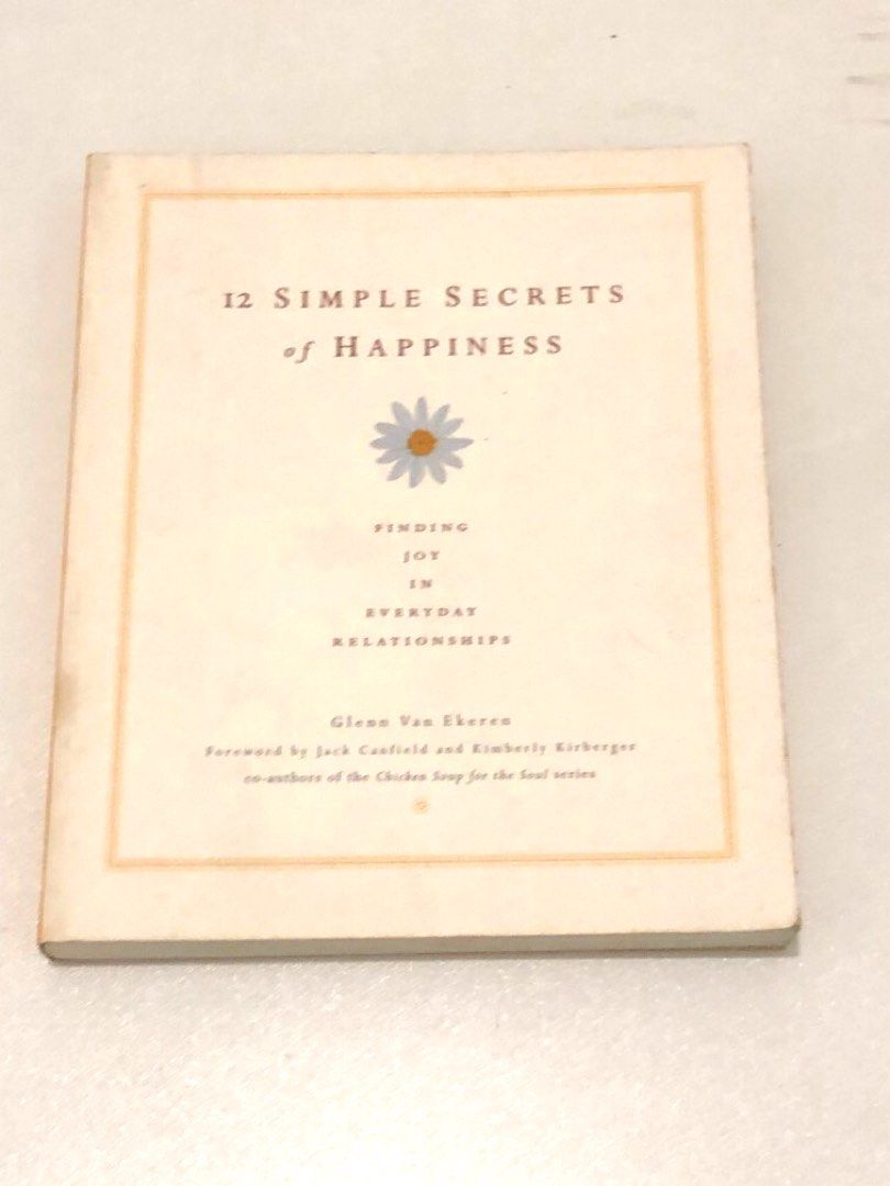 12 Simple Secrets Of Happiness By Glenn Van Ekeren, Hobbies & Toys, Books & Magazines ...