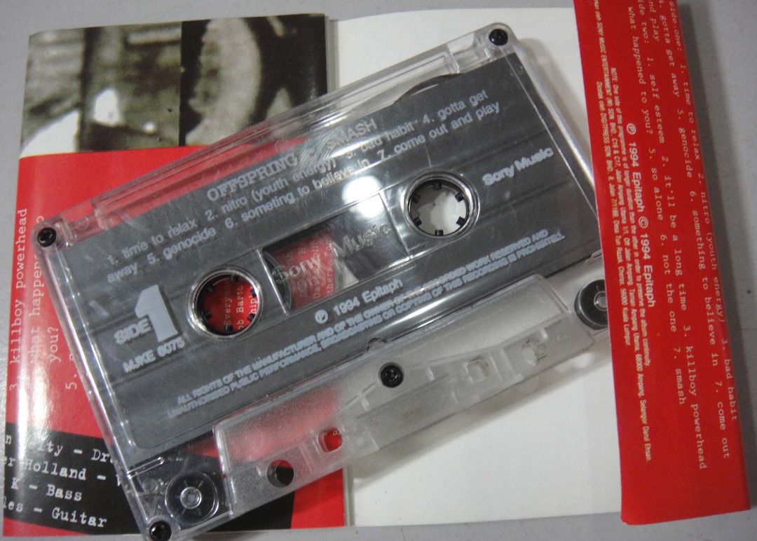 (1660 ) Kaset Punk Rock Sony Cassette OFFSPRING "Smash", Hobbies & Toys ...