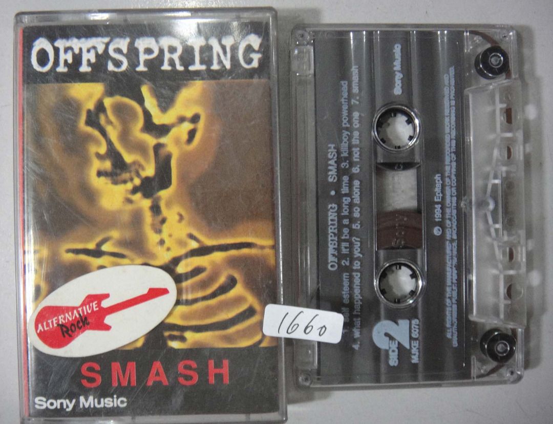 (1660 ) Kaset Punk Rock Sony Cassette OFFSPRING "Smash", Hobbies & Toys ...