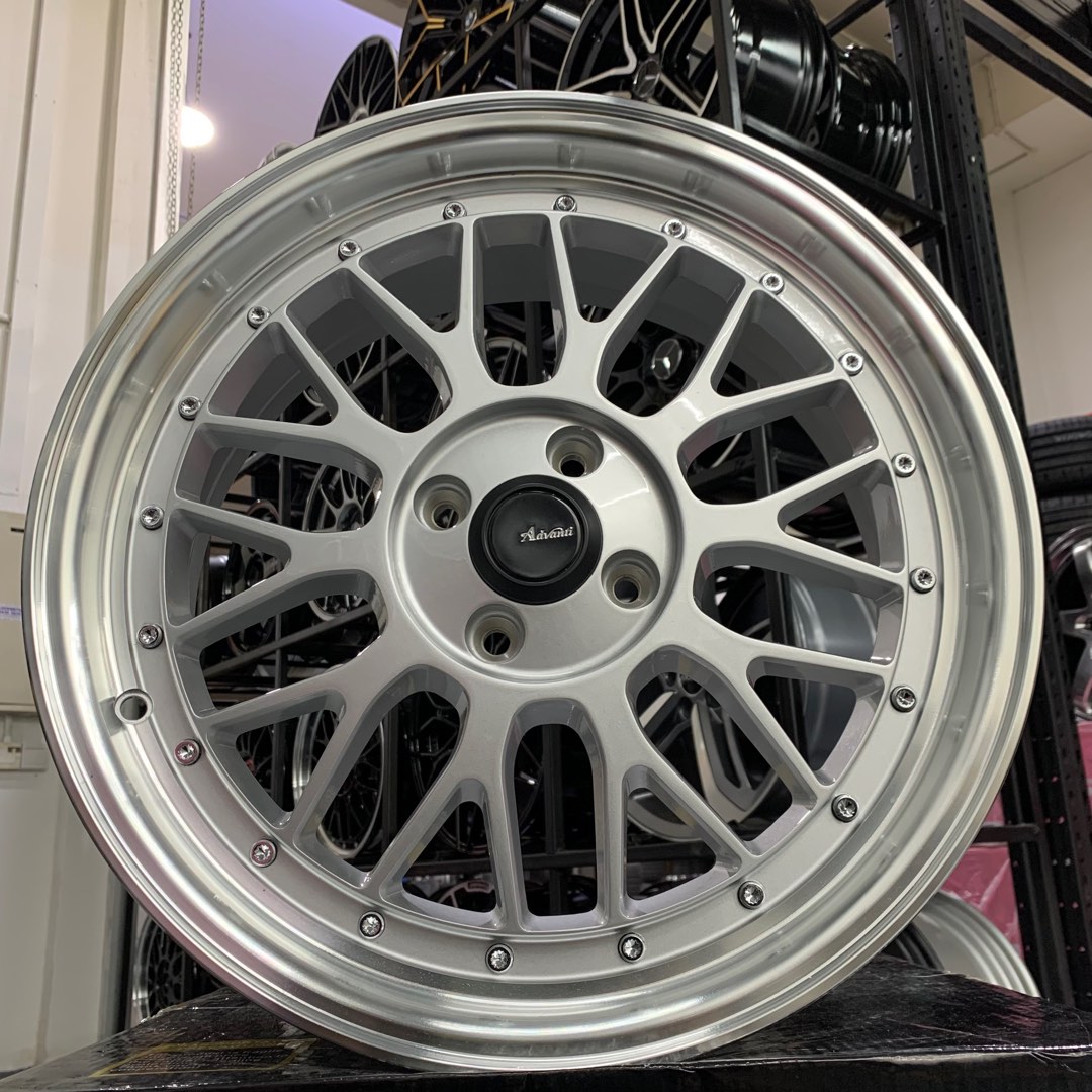 17” Original Advanti N650D Sport Rims 4x100, Car Accessories, Tyres ...