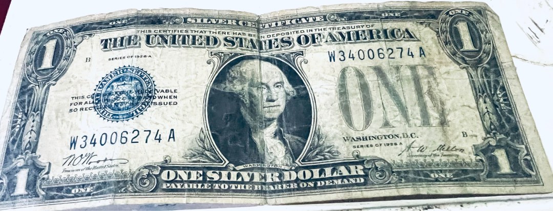 1928A Silver Certicate one dollar, Hobbies & Toys, Memorabilia ...
