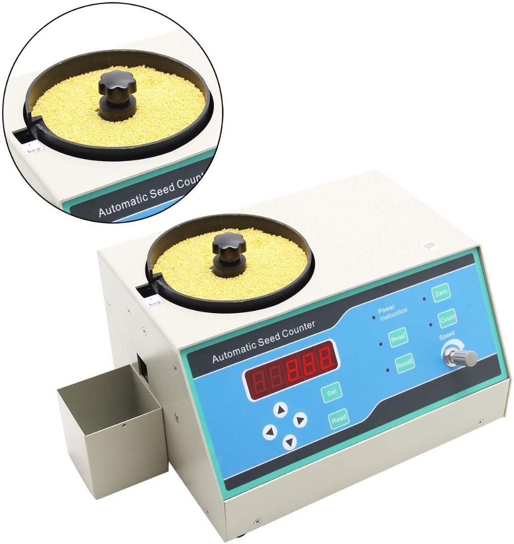 3630) CGOLDENWALL Automatic Seeds Counter Machine for Various Shapes ...