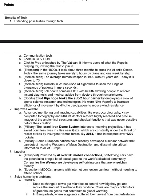 A Level General Paper Personal Notes With Points Evidence etc, Hobbies ...