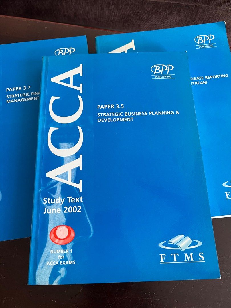 ACCA Study Text Books (June 2002), Hobbies & Toys, Books & Magazines ...