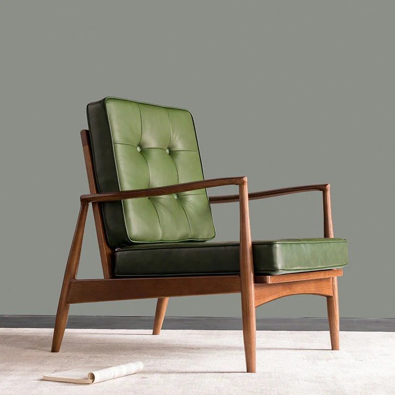 ALEXSEI Leather Armchair, Furniture & Home Living, Furniture, Chairs on ...