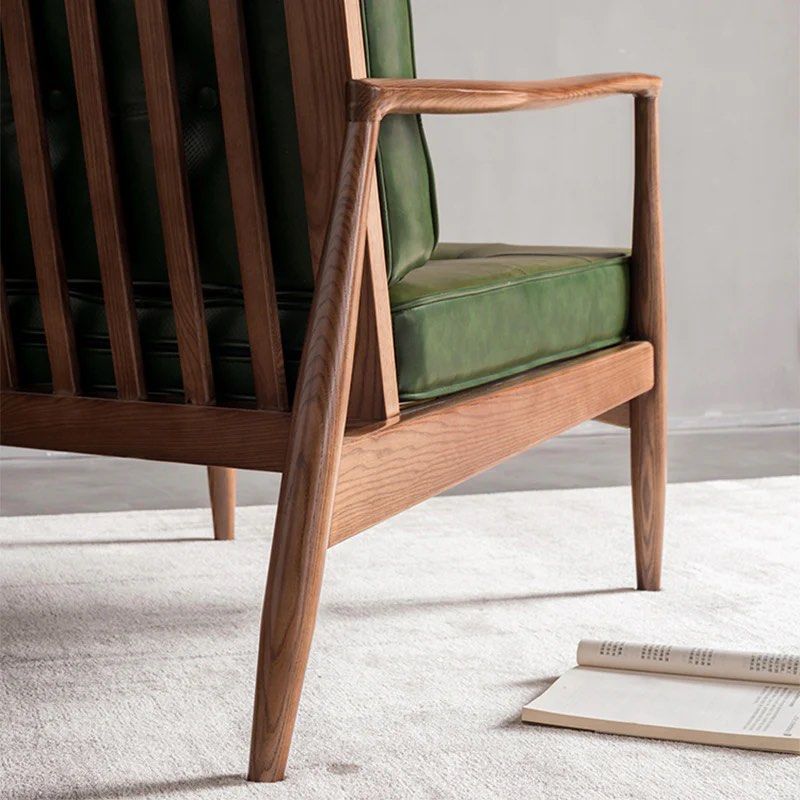 ALEXSEI Leather Armchair, Furniture & Home Living, Furniture, Chairs on ...