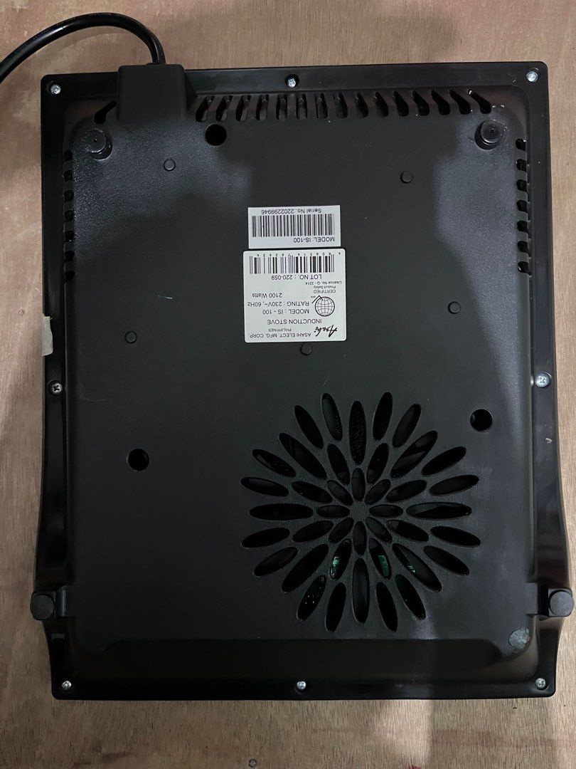 ASAHI INDUCTION COOKER 2100watts, TV & Home Appliances, Kitchen ...