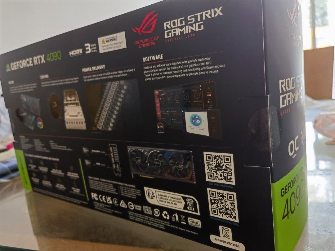 ASUS ROG RTX 4090 STRIX OC, Computers & Tech, Parts & Accessories ...