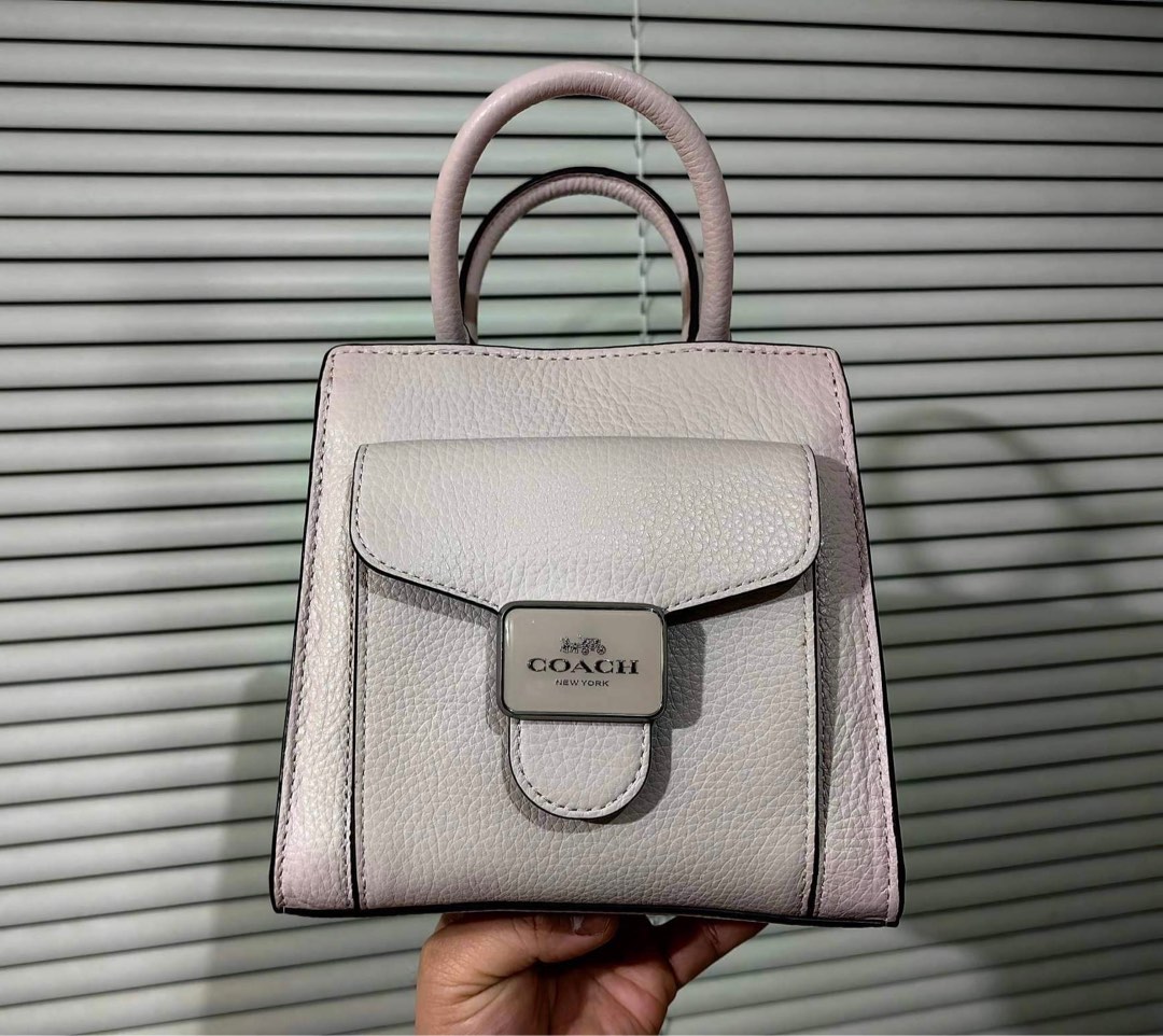 AUTHENTIC COACH MINI PEPPER IN ICE PINK, Luxury, Bags & Wallets on ...