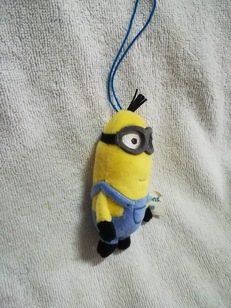 Authentic Universal Studios Despicable Me Tim Minion Plush Soft Toy Bag ...