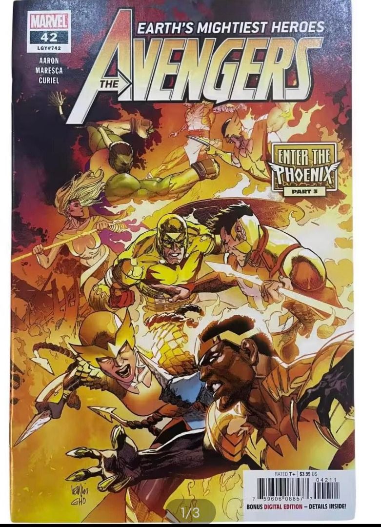 Avengers 42 A Published Apr 2021 by Marvels Written by Jason Aaron and ...