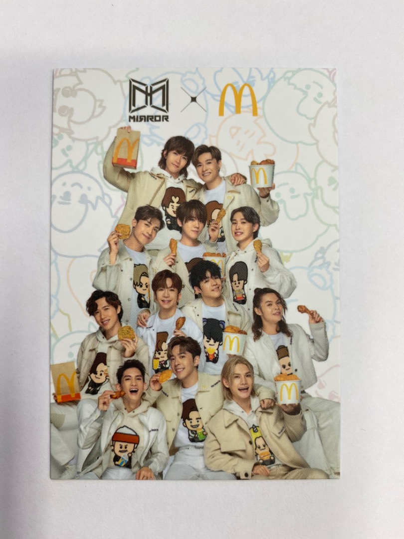 麥當勞 Baby Mirror 卡 團卡 姜濤 教主 Anson Lo Edan Ian AK Anson Kwok Jer Tiger Stanley Frankie Alton ...