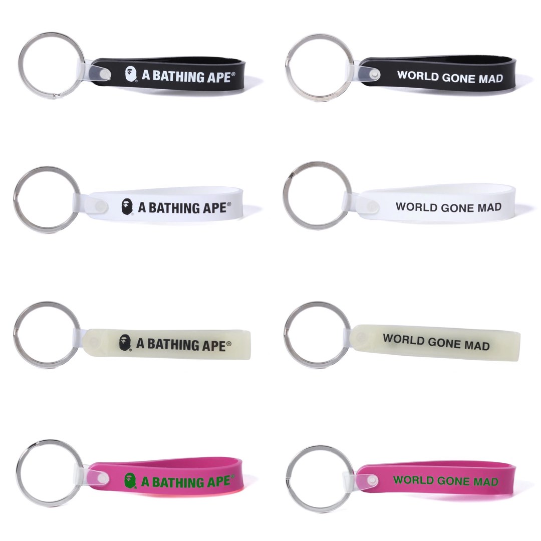 BAPE RUBBER LOOP KEYCHAIN, Men's Fashion, Watches & Accessories ...
