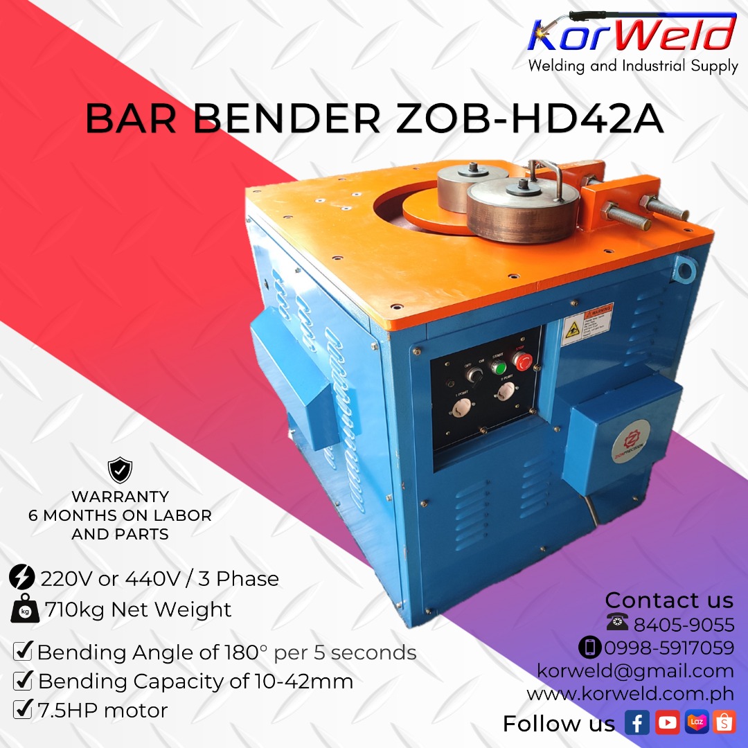 Bar Bender 42mm, Commercial & Industrial, Industrial Equipment on Carousell