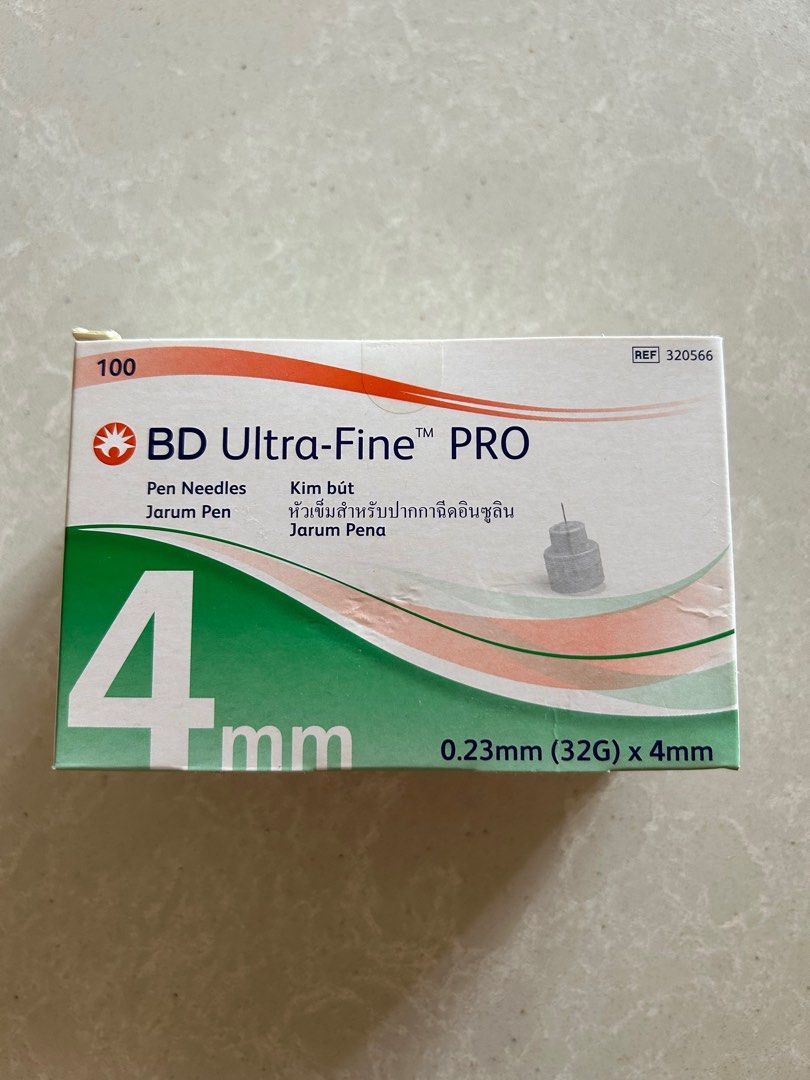 BD Ultra-Fine Pro 4mm Pen Needles 100s (Exp: Nov 2026), Health & Nutrition, Medical Supplies ...
